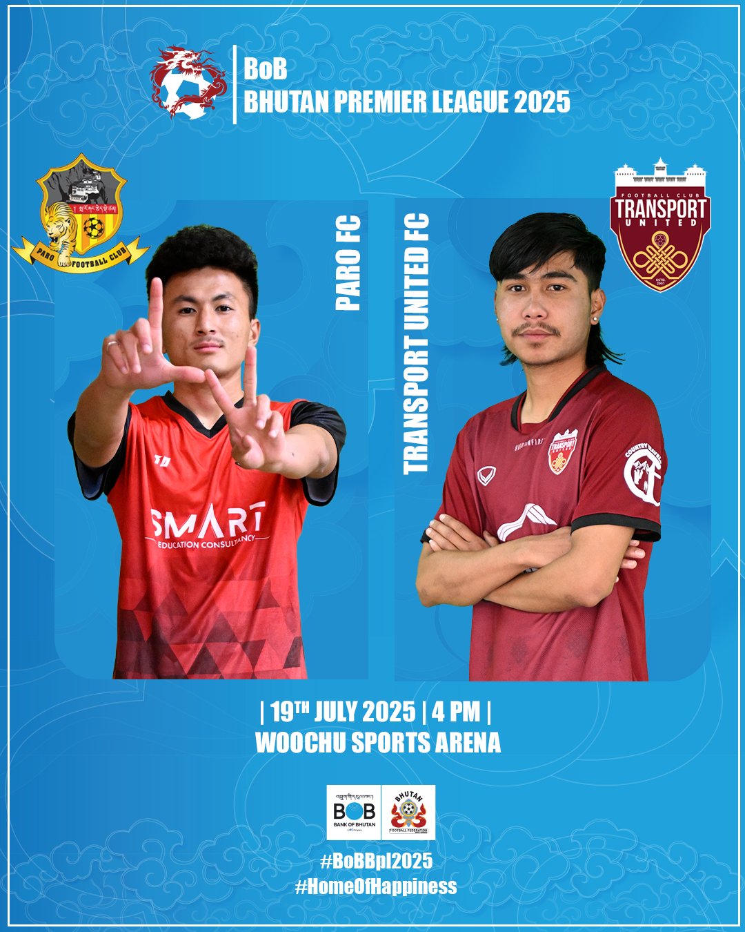 Battle of the Top: Paro FC and Transport UNited FC set for a headline ...